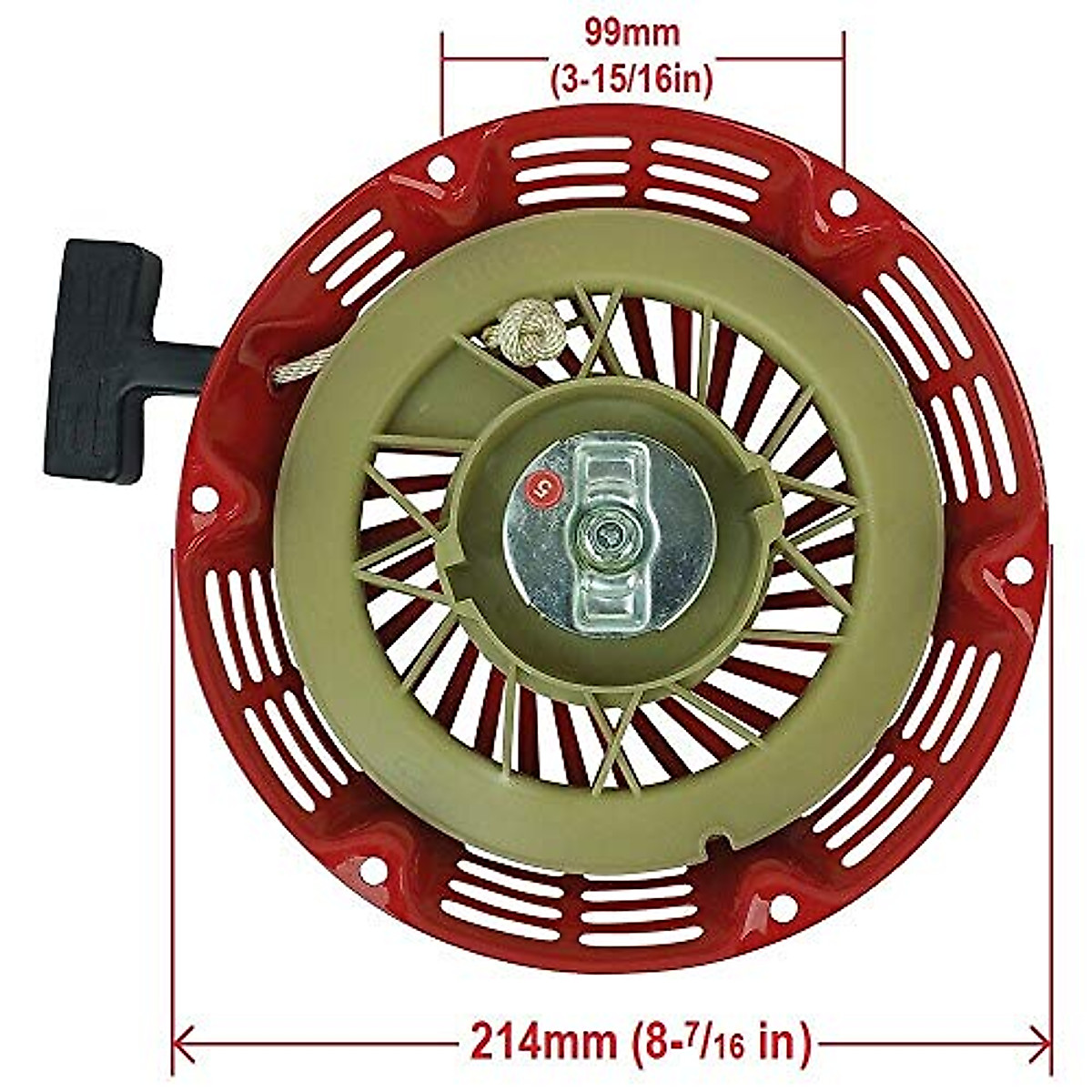 GX340 GX390 Recoil Starter Pull Start Assembly for Honda GX340 GX390 11hp 13hp Generator Replaces 28400-ZE3-W01ZA