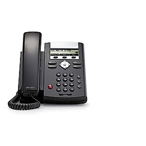 Polycom Inc. - SoundPoint IP 335 HD Black Two-Line Entry-Level VoIP Telephone with Power Supply