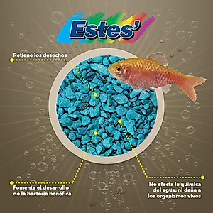 Spectrastone Special Turquoise Aquarium Gravel for Freshwater Aquariums, 5-Pound Bag