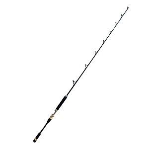 EatMyTackle Big Daddy Jigging Rod | Saltwater Fishing Rod (30-50lb Moderate/Heavy Action, 2pc)