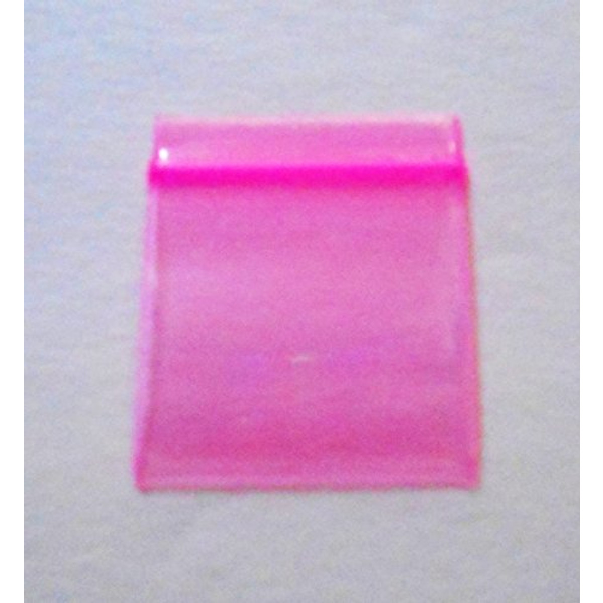 Small Poly Zipper Bags (1"x1") Colorful Micro Pouches, Mini Plastic Baggies, Thick Durable 2mil, Designer Rave Party Pouches (1010) Tiny Ziplock Dime Bag (200, Pink)