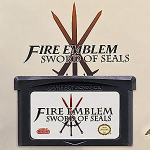 Fire Emblem Sword of Seals (Binding Blade) 32 Bit Game Gameboy Advance GBA, Third-Party Games Cards Cartridge Compatible with GBM/GBA/SP/NDS/NDSL (Reproduction Version)