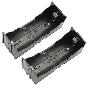 Tegg 2PCS 26650 Battery Holder for 26650 3.7V Lithium Battery Single Slot DIY Batteries Holder