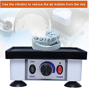 Lab Vibrator Square Quartet Vibrator, JT-51B Model Plaster Oscillator Gypsum Mixing Machine, 110V/120W Lab Equipment