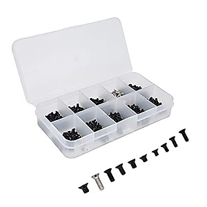 500Pcs Laptop Screw Stainless Steel Cross Screws Accessory Set Kit for IBM Dell HP Lenovo Samsung Sony Toshiba Acer Gateway Screw Assortment Kit Maintenance Repair