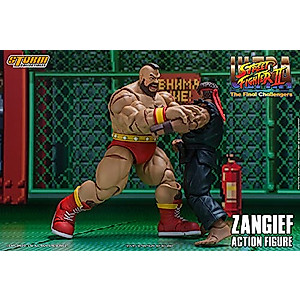 Storm Collectibles - Ultimate Street Fighter II: The Final Challenger - Zangief, Action Figure, STM87180 Red