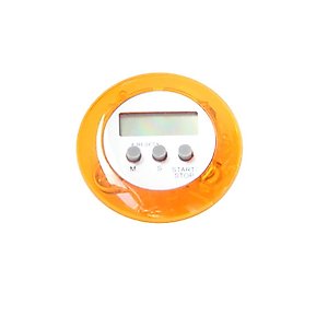 discountstore145 Timers for Kitchen Digital Kitchen Timer Countdown Stopwatch Timer with Loud Alarm Large Display Orange