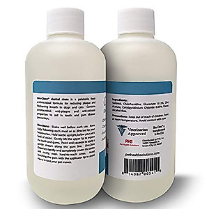 Ora-Clens Dental Rinse for Dogs & Cats - Cleans Teeth, Freshens Breath - Antimicrobial - 8 fl oz