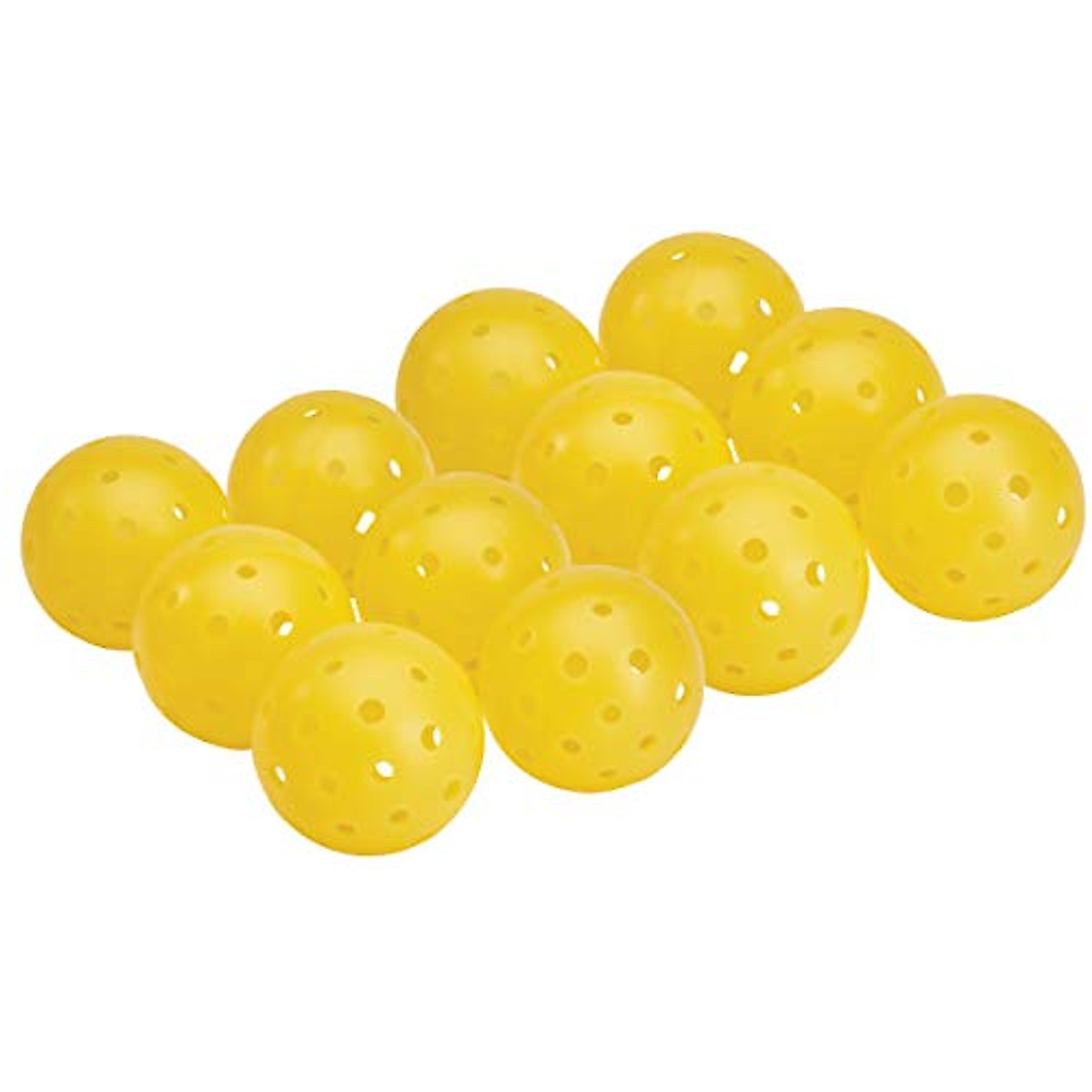TOURNA Strike Outdoor Pickleballs (12 Pack) - USAPA Approved, Optic Yellow (PIKL-12-OY-O)