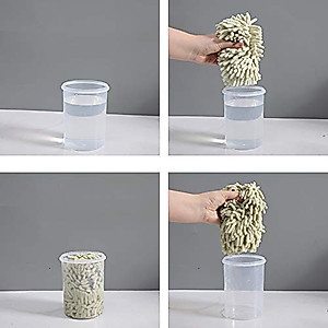 FDSF 2Pcs Kitchen Hanging Towels Set Chenille Hand Wipe Towels Bathroom Washcloths