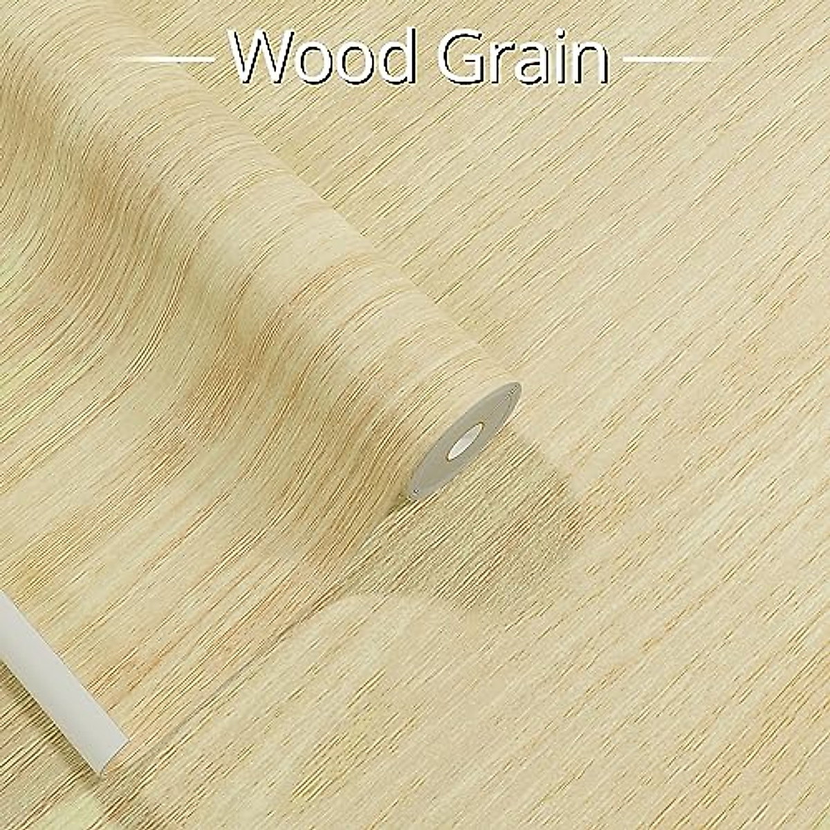 Vinyl Flooring Roll 24x118〞(19.4 Sq.Ft), Self-Adhesive Peel and Stick, Wood Grain Look, for Bathroom, Kitchen, Bedroom, RV