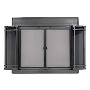 Pleasant Hearth Ellis Collection Fireplace Glass Door