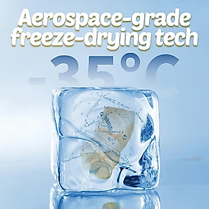 Loves4Pets Freeze Dried Chicken Cube Cat & Dog Treats 200g (7oz)– Grain-Free, Healthy, High Protein Training Food – Also Great for Small Animals Aquatic Turtle Food