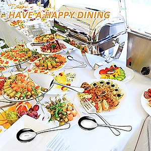 ELLERT Stainless Steel 12-Piece Dinner Knives Pack, Table Steak Knives Set for 12 (Silver 9 Inches)