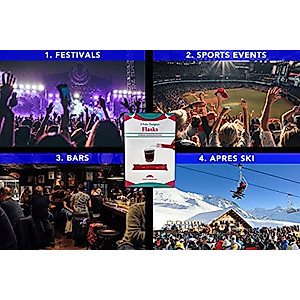 Tampon Flask - Sneak Alcohol Into Any Event with This Secret Flask - Never Pay for an Overpriced Drink Again Or Waste Half Your Night Queuing at A Crowded Bar