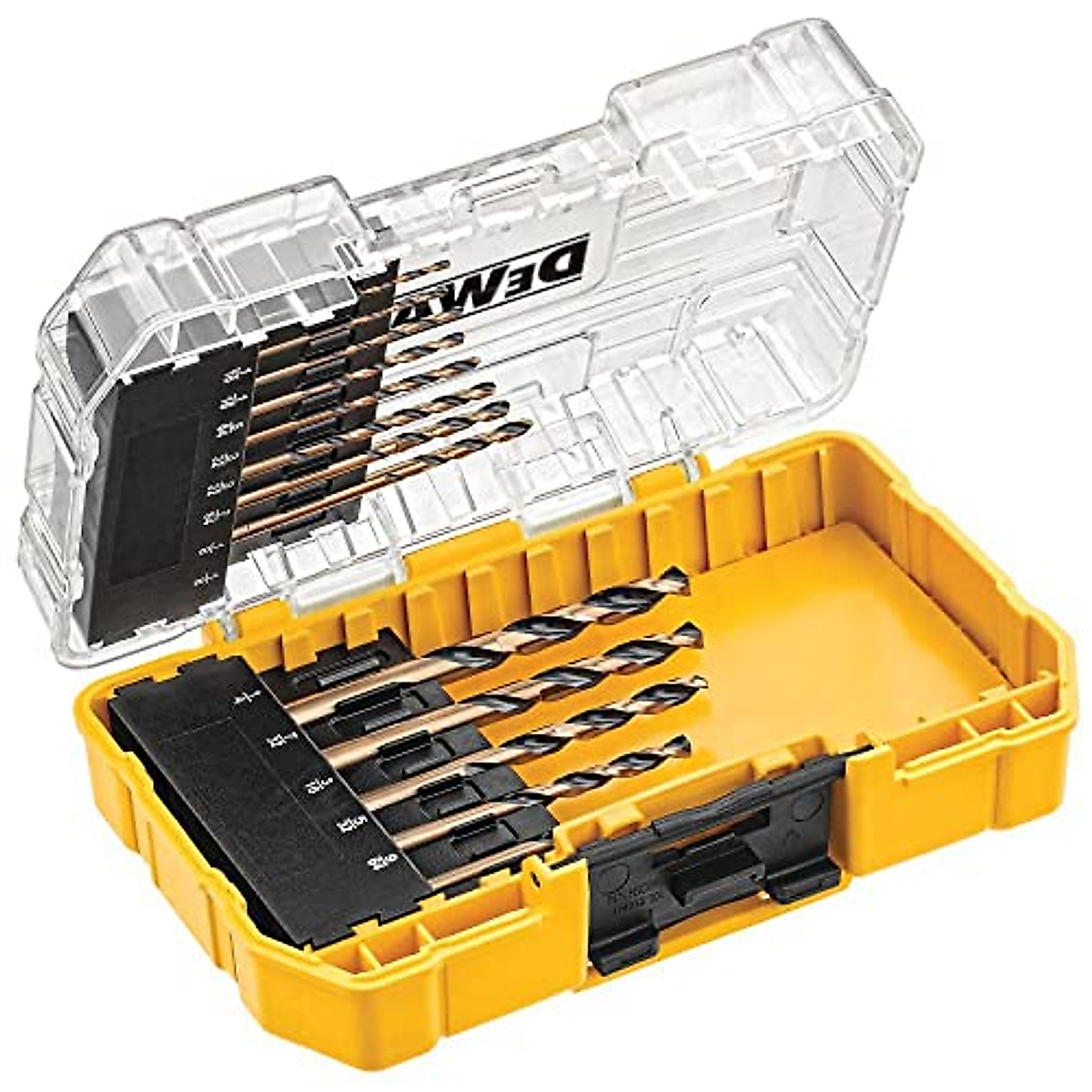 DEWALT Black Oxide Drill Bit Set with Pilot Point, 13-Piece (DW1163)