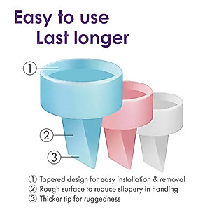 Maymom 6 Count Duckbill Valves for Spectra S1 Spectra S2 Spectra 9 Plus. (Pink, 6ct)