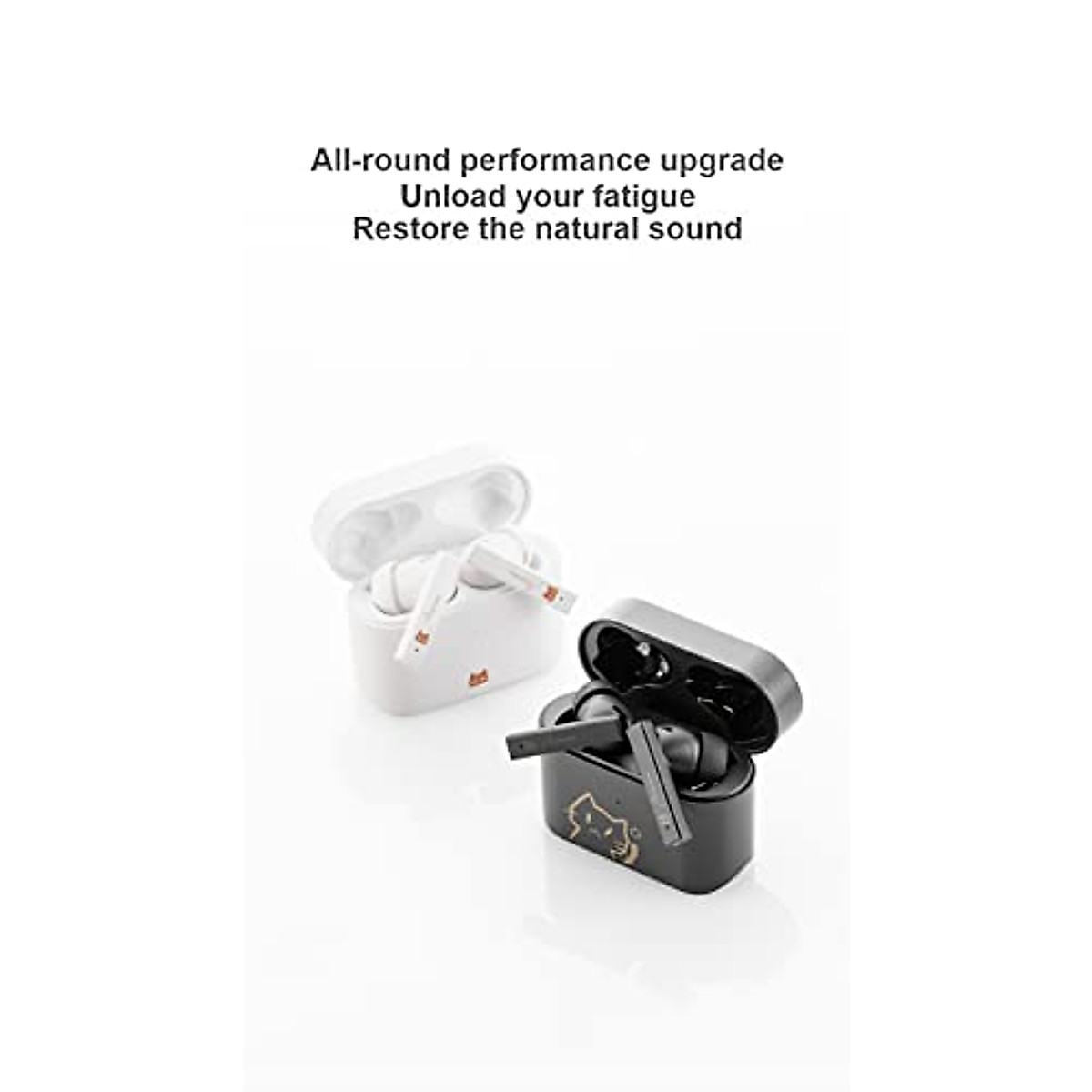 Moondrop NEKOCAKE TWS Touch Optimized 13mm Dynamic Driver Bluetooth ANC True Wireless Earphone(Black)