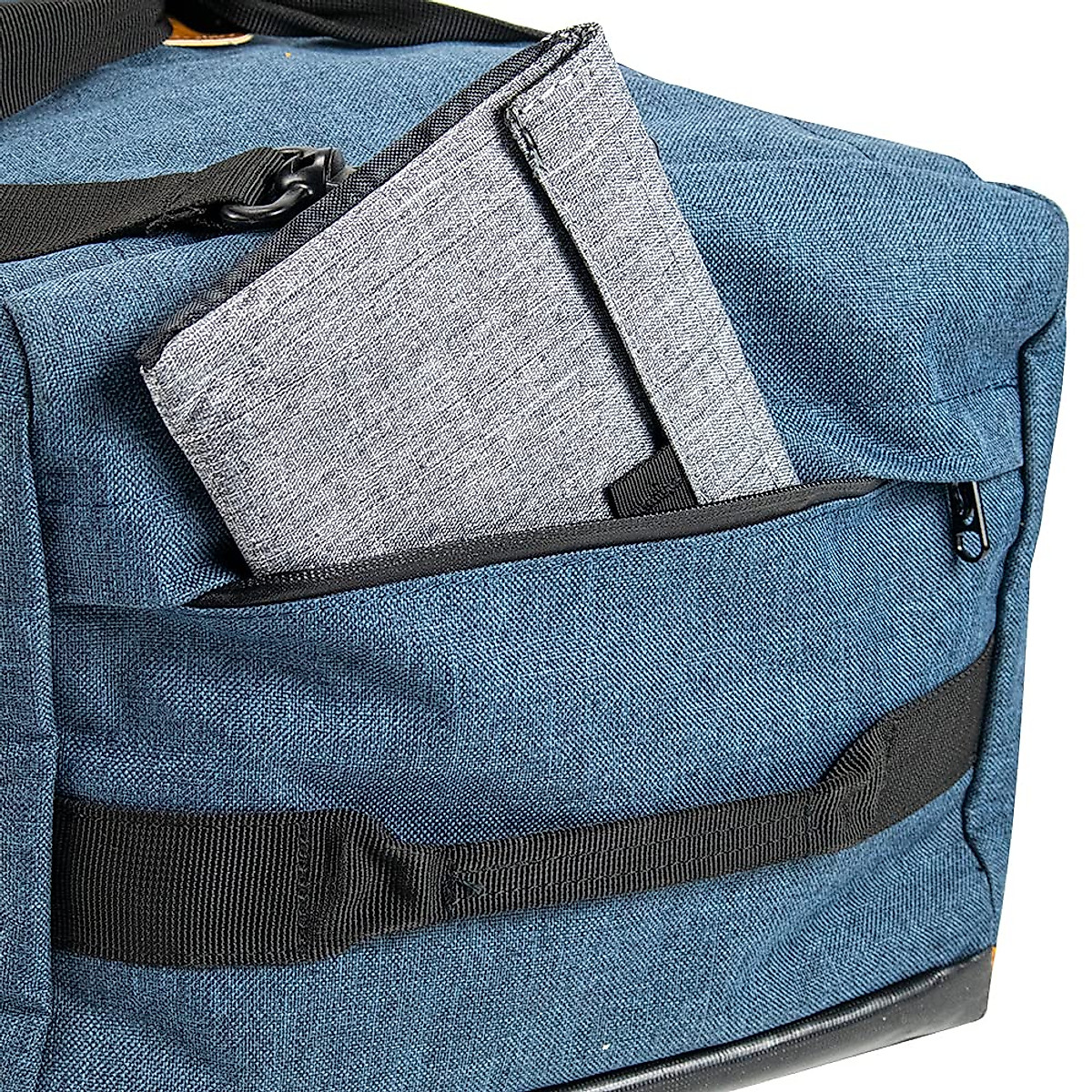 Skunk Hybrid Backpack/Duffle Navy Denim - Smell Proof - Weather Resistant- With Combo Lock US PATENT NUMBER D819327