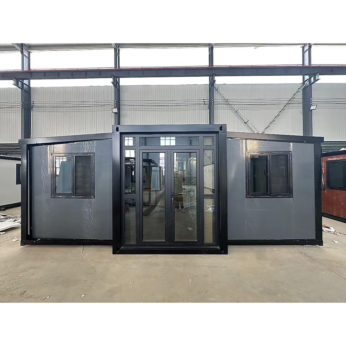 Generic Tiny/Mobile/Foldable 20/40ft Expandable Container Homes - Prefab Modern Villas w/2-3 Beds, Solar Customization. Get Exactly What You See. (30FT)