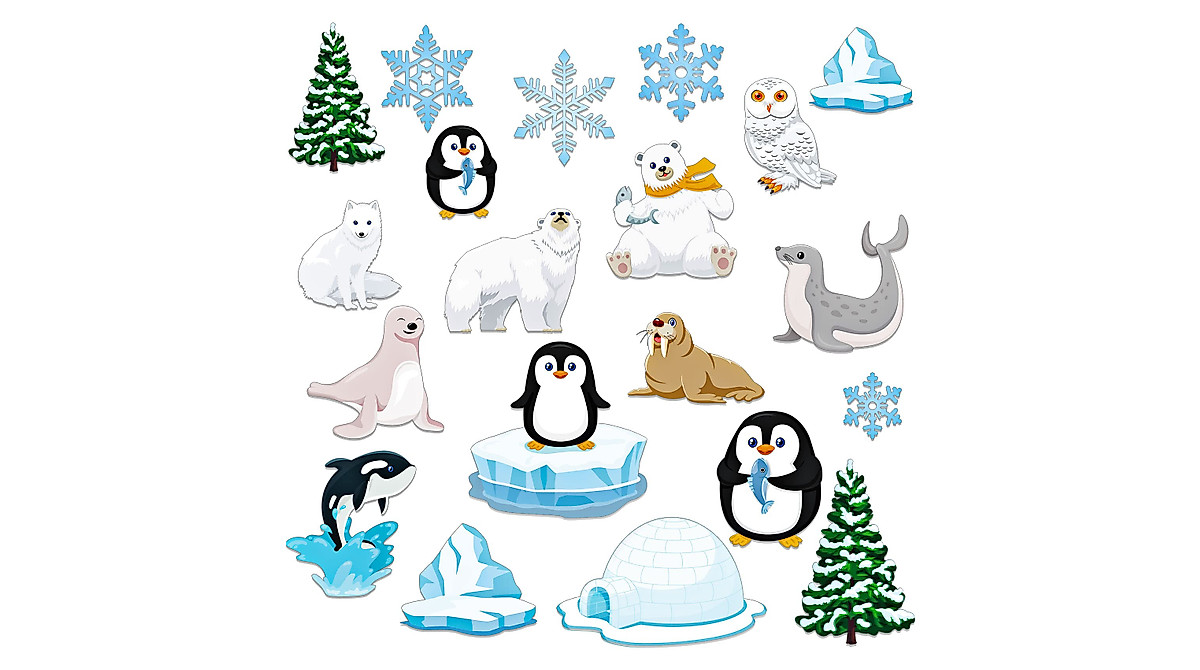 48 Fun Winter Cutouts for Holiday Classroom Decor