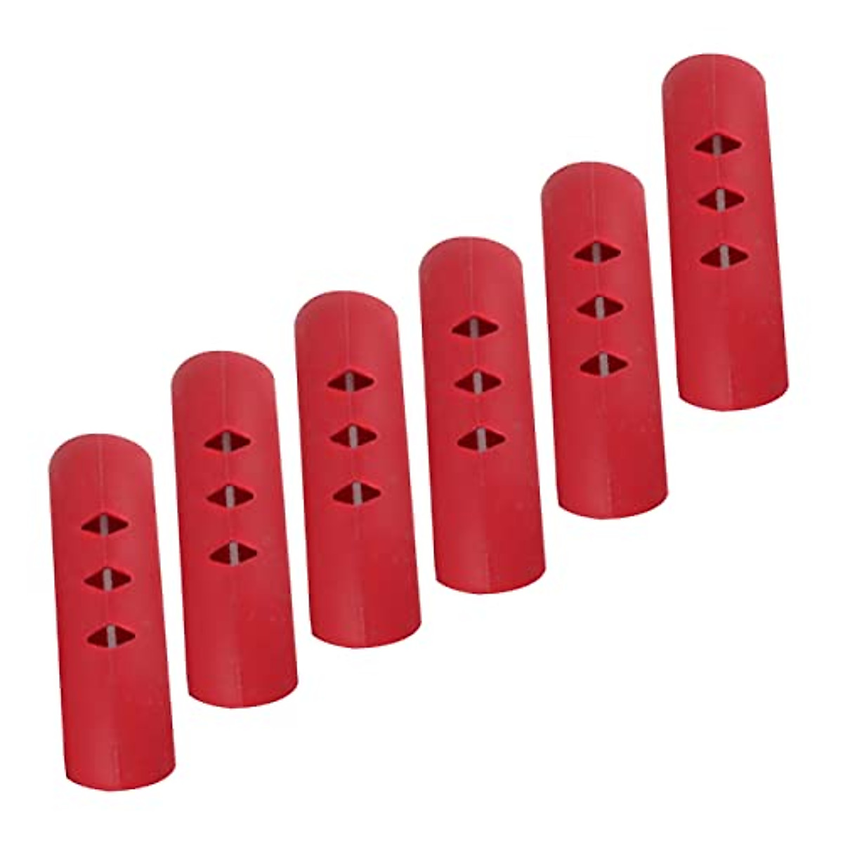 Luxshiny 6pcs Pot Earrings Silicone Pot Handle Sleeve Lid Holder for Pots Silicone Cooking Utensils Insulated Covers Silicone Sleeve Kitchen Hot Pads Non- Pot Holder Sleeves Lid Rack