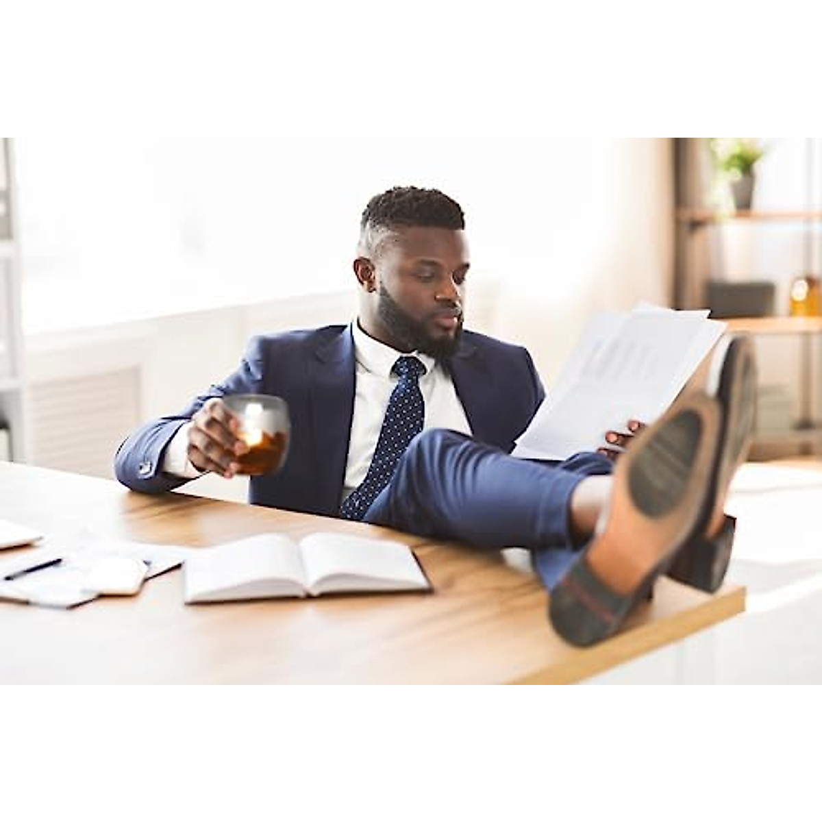 SALE | Whiskey Decanter Globe Set with 2 Etched Globe Whisky Glasses - Included - Whiskey Stones, Ice Tong, Coasters - Gifts For Men Dad - Liquor, Bourbon, Scotch, Vodka with a Wood Stand - 850ml