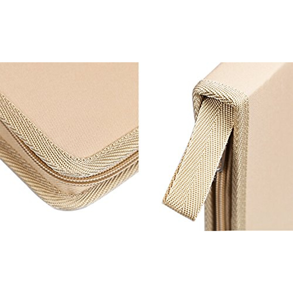 Gullor Fashion Fold Canvas Pencil Case, Black, 36 Holes