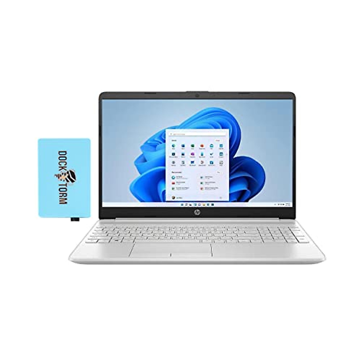 HP 15.6" HD Touchscreen Laptop (Intel i5-1135G7 4-Core, 16GB RAM, 1TB HDD, Intel Iris Xe, Backlit KYB, AC WiFi, Bluetooth, HDMI, Win 11 Home) with Hub