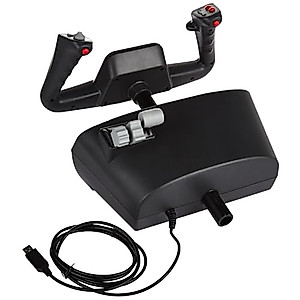 CH Products Flight Sim Yoke USB ( 200-615 ), Black