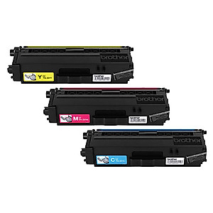 Brother Genuine TN331C, TN331M, TN331Y Color Laser Cyan, Magenta and Yellow Toner Cartridge Set