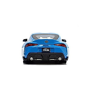 Jada Toys Robotech 1:24 2020 Toyota Supra Die-cast Car w/ 2.75" Max Sterling Figure, Toys for Kids and Adults