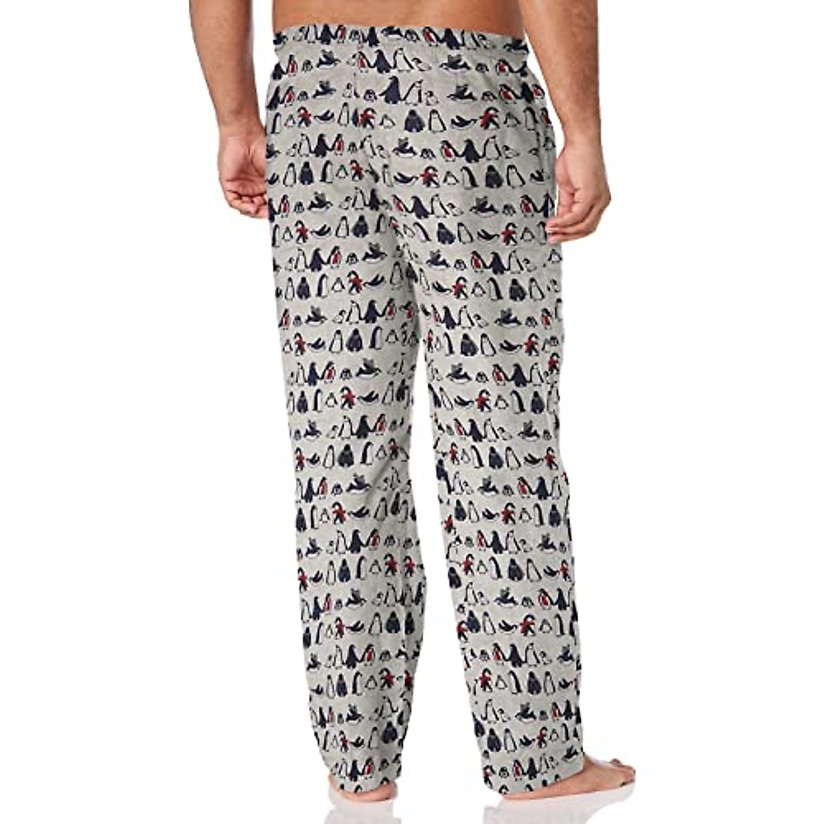 Amazon Essentials Men's Flannel Pajama Pant - Discontinued Colors, Grey Penguin, X-Large