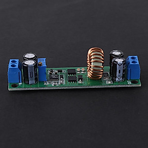 Converter Module, DC-DC Buck Step Down Converter Adjustable Power Source Module 6.5V-60V to 1.25-30V 10A for Lithium or Lead-Acid Battery