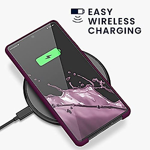 kwmobile TPU Silicone Case Compatible with Google Pixel 6 - Case Slim Phone Cover with Soft Finish - Bordeaux Violet