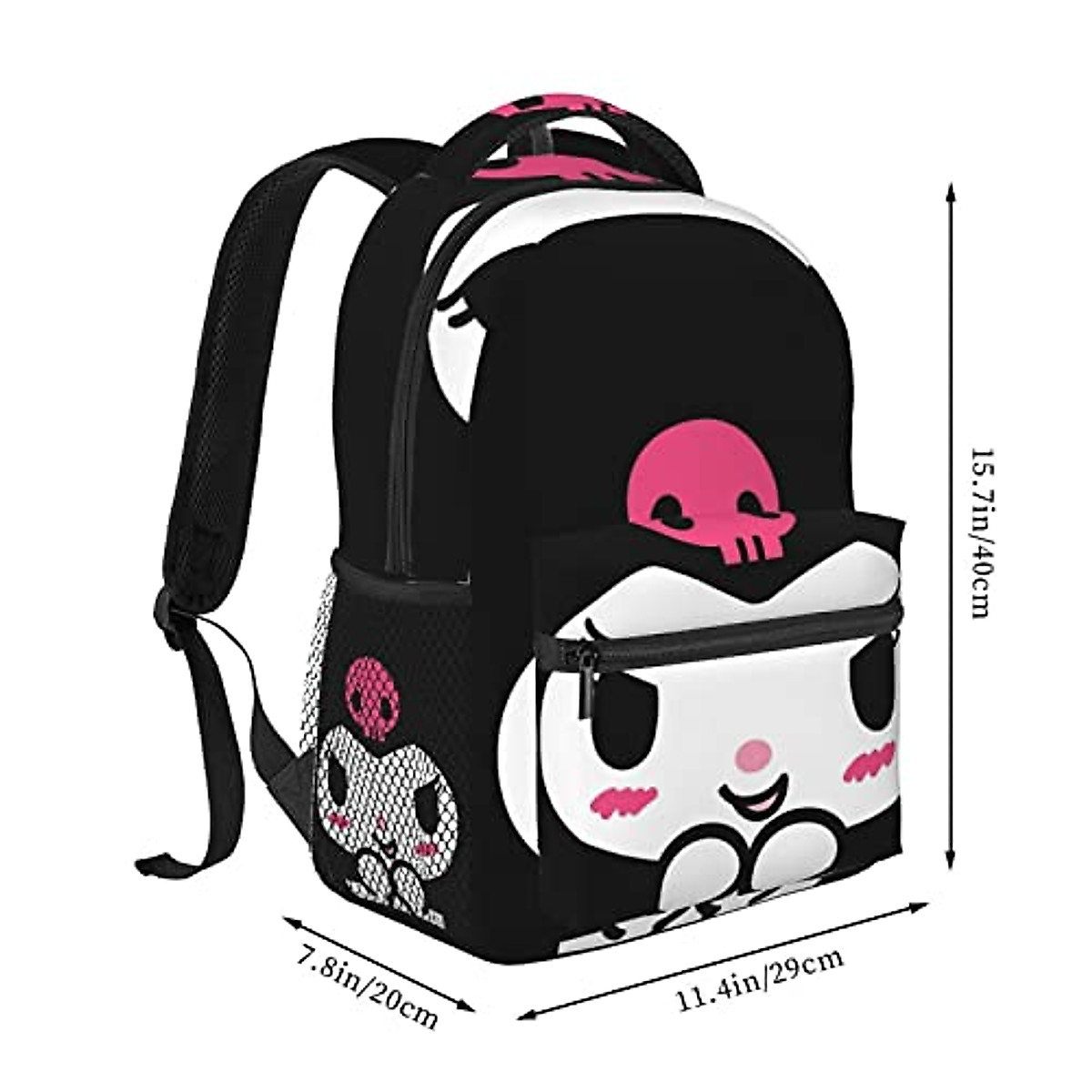 Cartoon Cat Backpack Large Capacity Laptop Bag Casual Travel Daypack