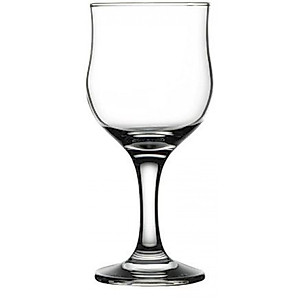 Circleware Concord Street Wine Glasses, Set of 6 All-Purpose Elegant Party Beverage Glassware Drinking Cups for Water, Juice, Beer, Liquor, Whiskey Bar Dining Gift, Farmhouse Decor, 8 oz, Clear
