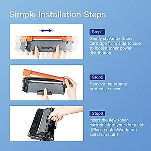 GPC Image Compatible Toner Cartridge Replacement for Brother TN450 TN-450 TN420 to use with HL-2270DW HL-2280DW HL-2240 MFC-7360N DCP-7065DN MFC7860DW Intellifax 2840 2940 Printer Tray (2-Black)