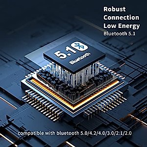 USB Bluetooth Adapter for PC Receiver - Ponbohu Mini Bluetooth 5.1 EDR Dongle transmitter for Computer Desktop Transfer for Laptop Bluetooth Headset Speaker Keyboard Mouse Printer Windows11/10/8.1/8/7