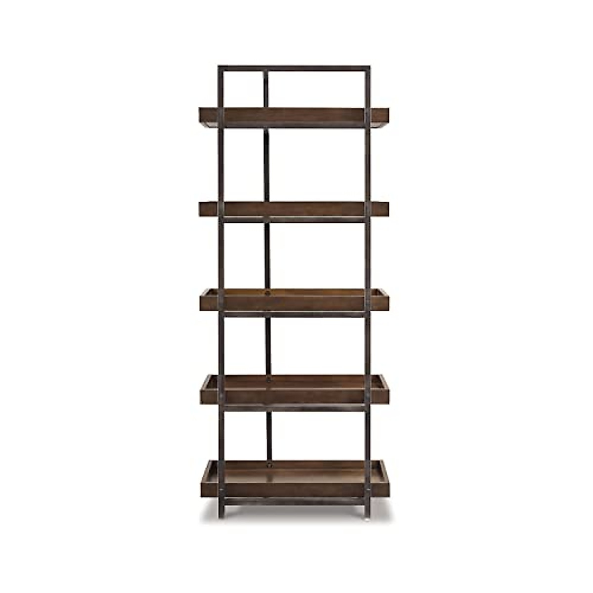 Signature Design by Ashley Starmore Industrial Entertainment Center Pier or Bookcase, Brown