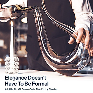 Wine Decanter and Rosewood Waiter's Corkscrew by HiCoup