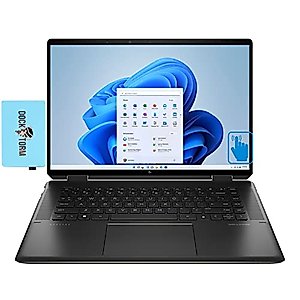 HP Spectre x360 16t 16.0" Touch 4K OLED 2-in-1 Laptop (Intel i7-1260P 12-Core, 32GB RAM, 1TB PCIe SSD, Intel ARC A370M 4GB, Backlit KYB, FP, Thunderbolt 4, Active Pen, Win 11 Pro) w/Dockztorm Hub