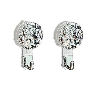 RPS-IND Rotating Vacuum Suction Cup Hooks, No Drilling No Pasting Heavy Duty Towel Shower Hanger,Removable Reusable Window Glass Door Suction Wall Holders for Bathroom Kitchen Bedroom Travel,2 pcs