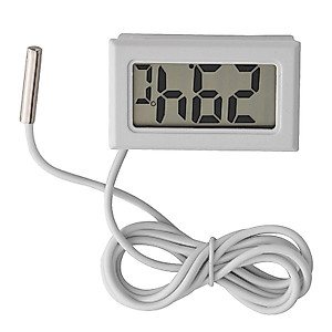 Mini LED Digital Temperature Meter Display Probe Digital Sensor LCD Thermometer for Refrigerator, Refrigeration Machine