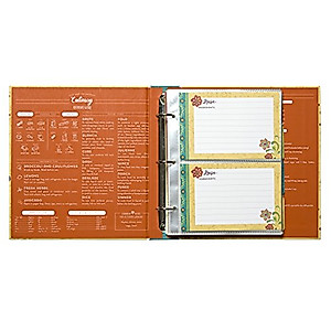 C.R. Gibson 'Tunisian Sunset' Recipe Book, 9'' W x 9.5'' H