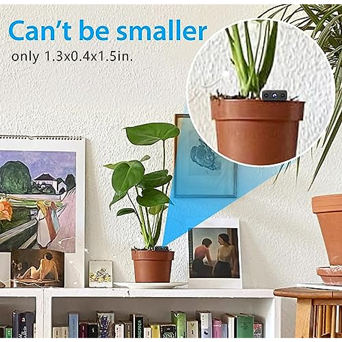 Smallest Spy Camera,Hidden Camera Detector,HD1080P Wireless Wif Camera, Mini Video Surveillance,Baby Monitor Camera with Night Vision,Motion Detection,Cloud Storage for Security with iOS Android APP