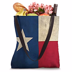 Vintage Flag Of The State Of Texas Faded Distressed Tote Bag
