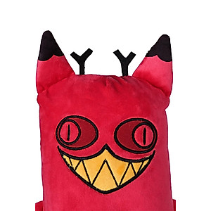 Oumelfs 27.5in Alastor Plush Toy Doll Cat Radio Demon Plushies Anime Stuffed Figure Animal Pillow Gifts for Birthday