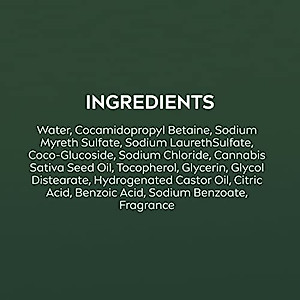 NIVEA MEN Sensitive Calm Body Wash with Vitamin E and Hemp Seed Oil, 3 Pack of 16.9 Fl Oz Bottles