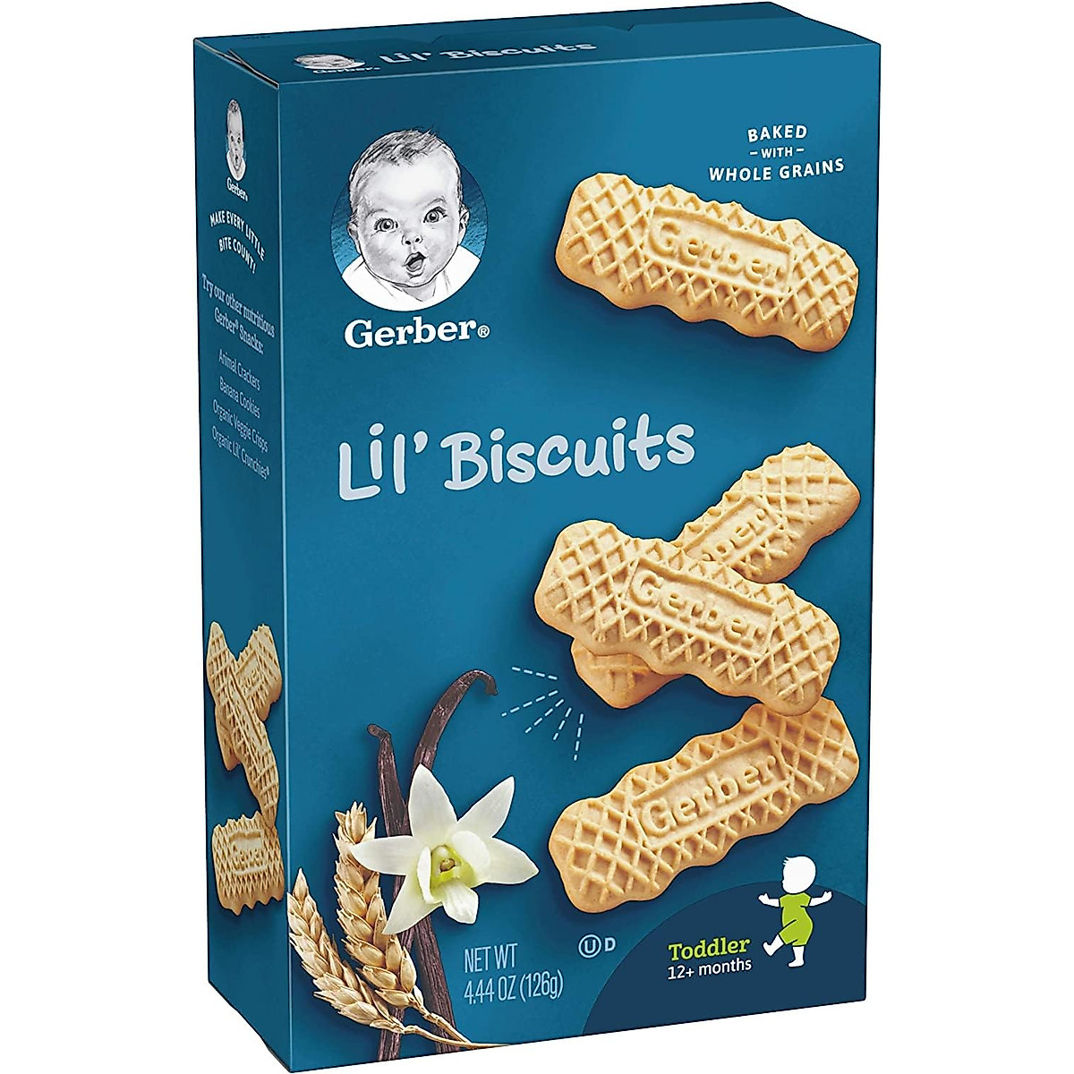 Gerber Lil' Biscuits Vanilla Wheat (Pack of 6)